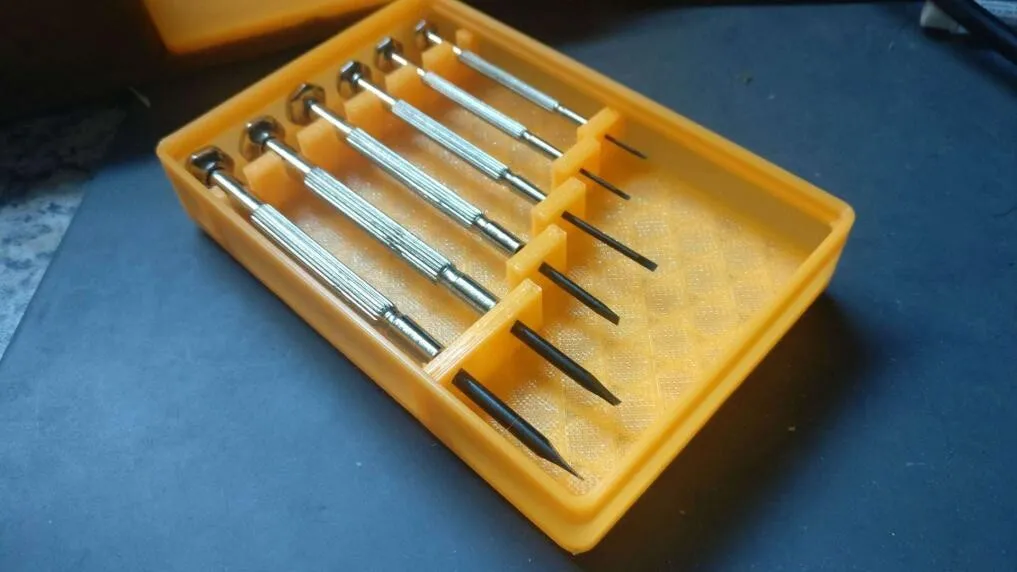 Parameterized Gridfinity Precision Screwdriver Holder by AMacG ...