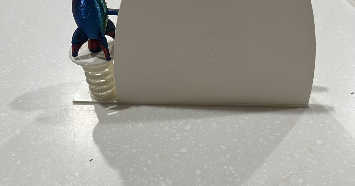 Quadratic graph rocket launch by jaruelprints | Download free STL model ...