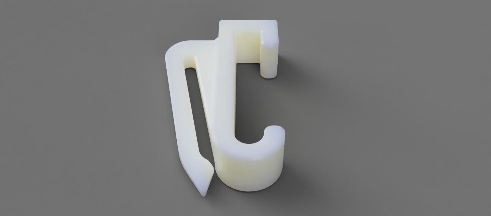 30mm Curtain Hook by strayr | Download free STL model | Printables.com
