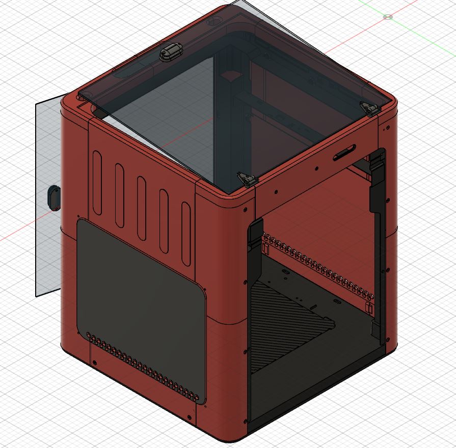 Bambulab P1P enclosure by Ch'tis Makers | Download free STL model ...