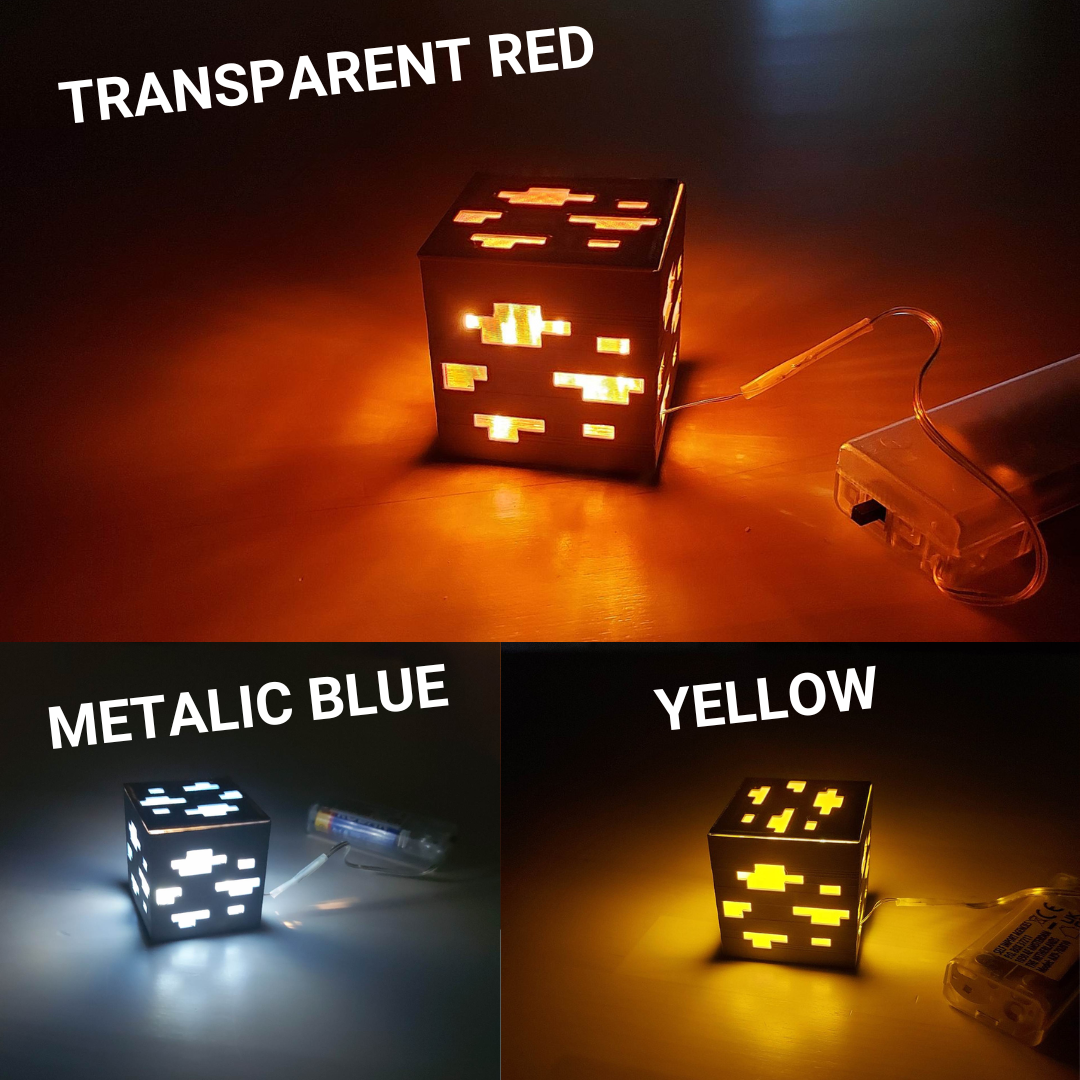 Minecraft ore lamp by adekribre | Download free STL model | Printables.com