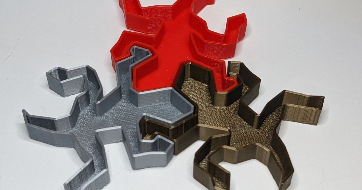 Tessellated Lizard Tray by Steve DeGroof | Download free STL model ...