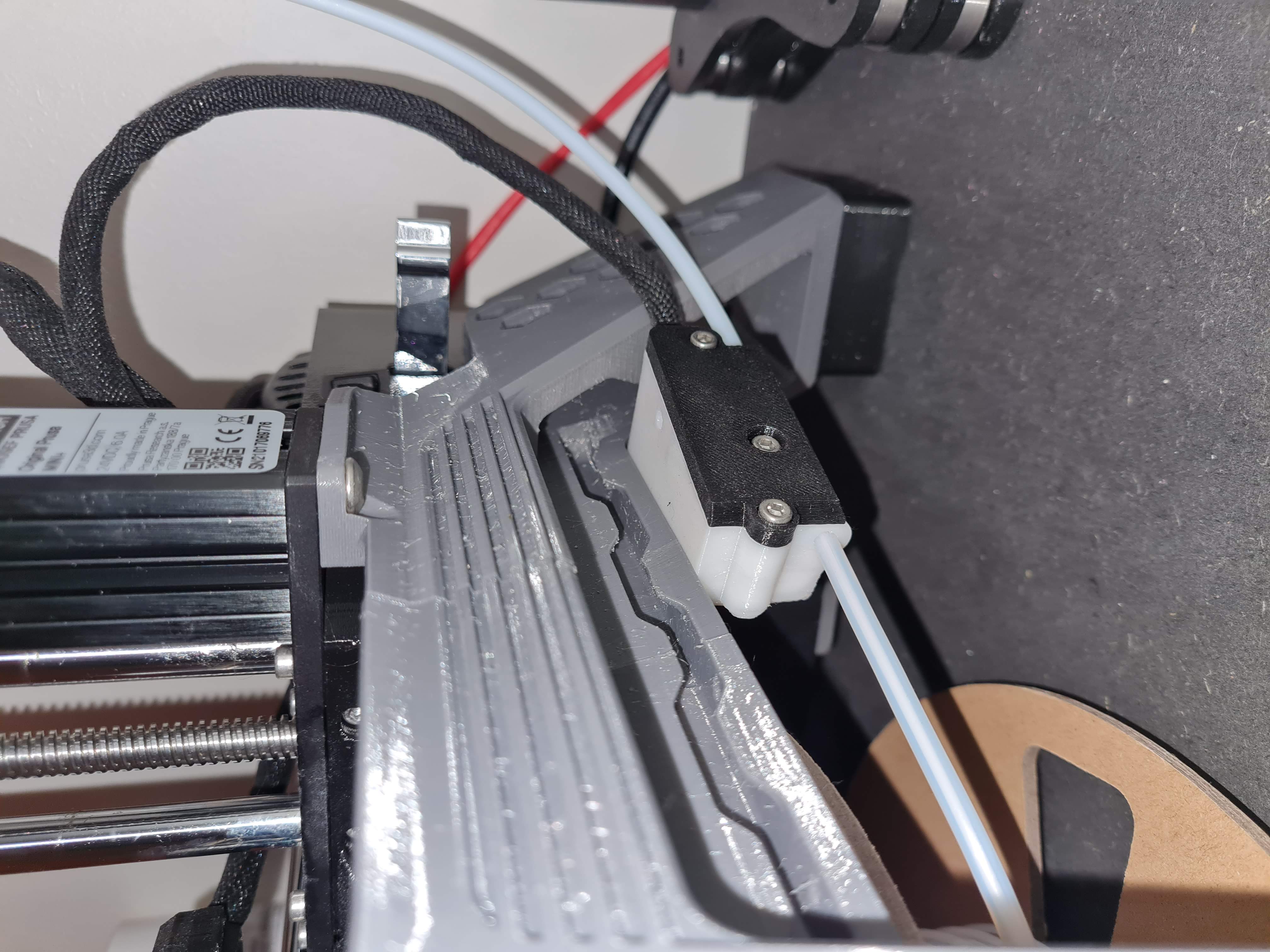 Enhanced filament sensor for Prusa mini base by RasmusG | Download free ...