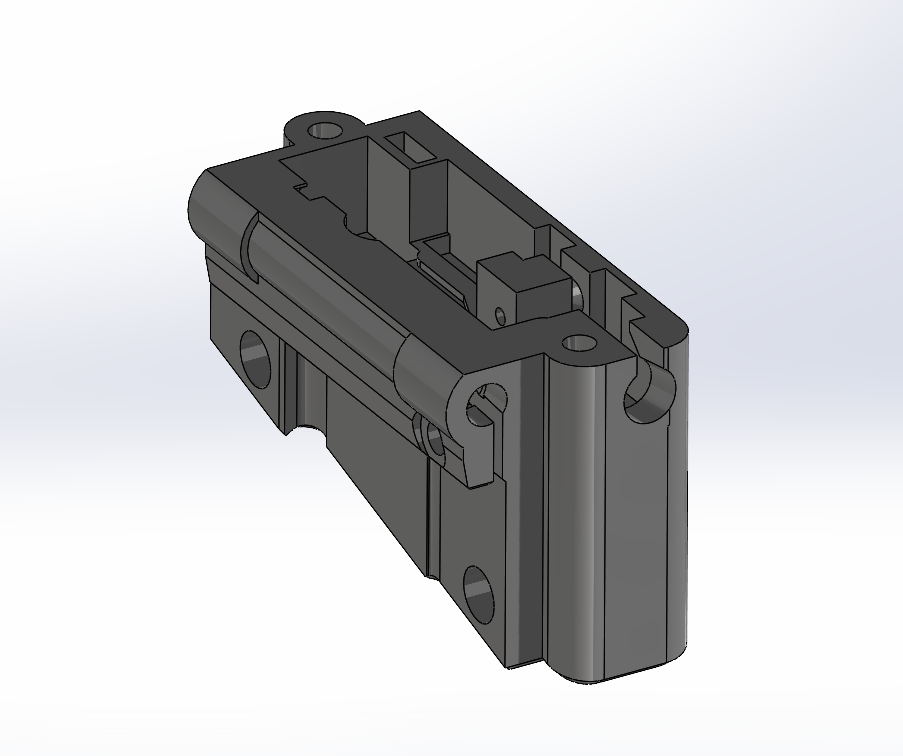 Enhanced filament sensor for Prusa mini base by RasmusG | Download free ...