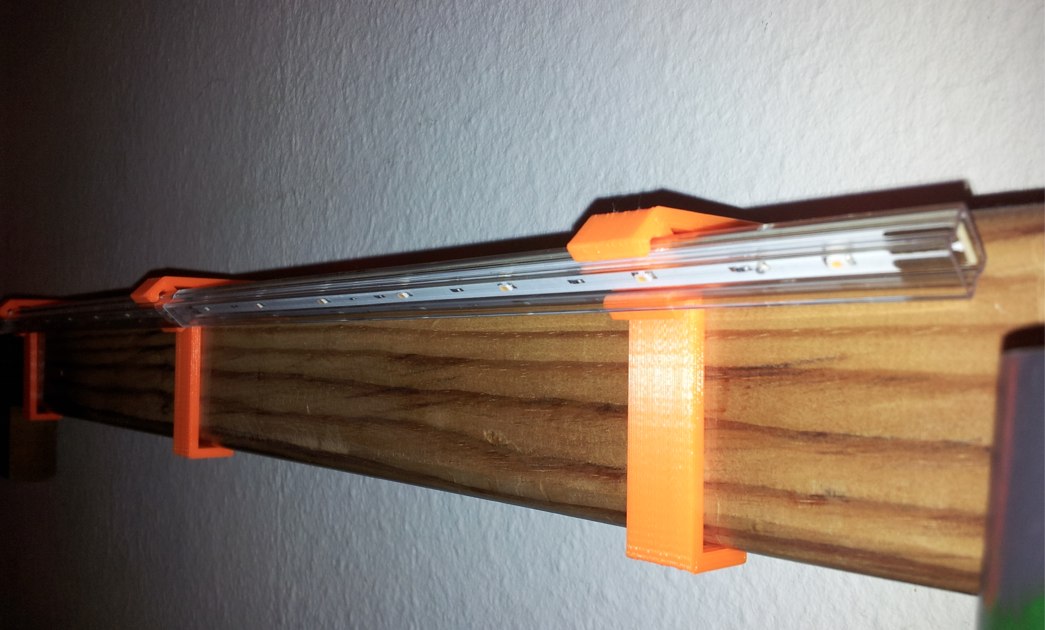 IKEA Ledberg LED strip mount for kids bed by byteborg | Download free ...