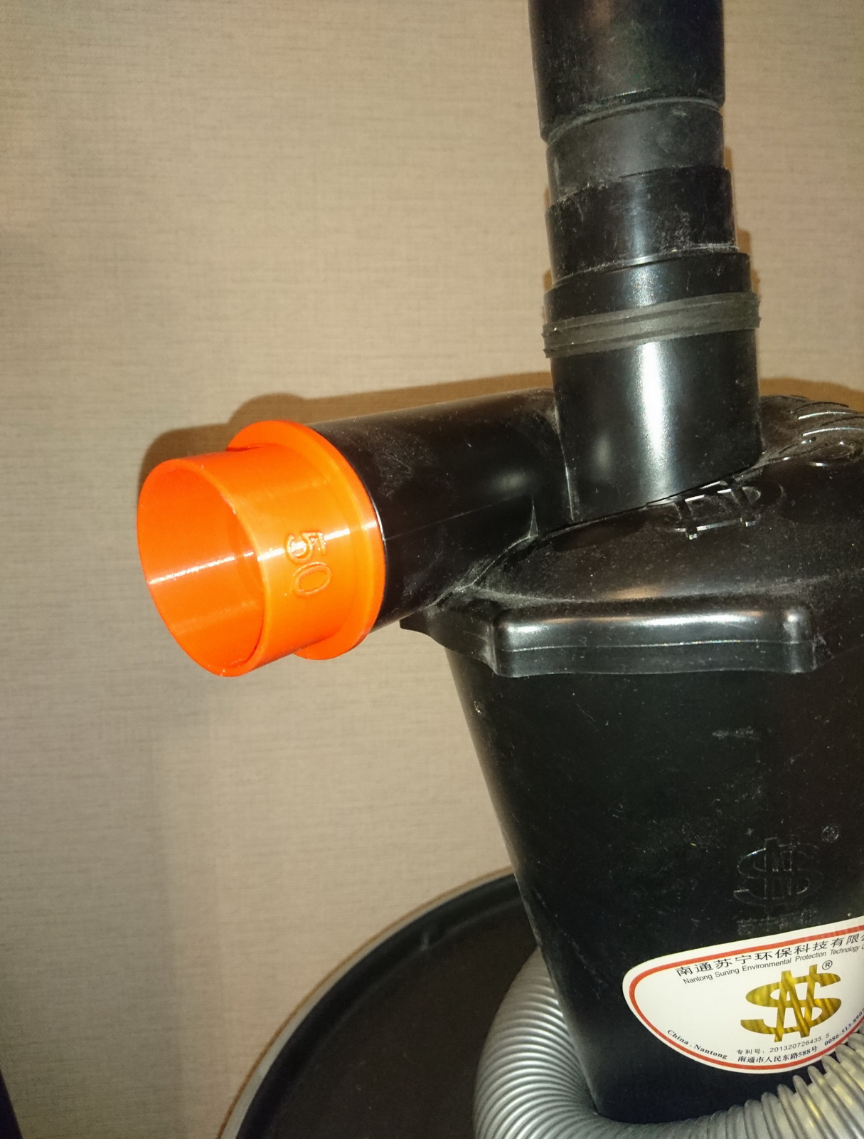 Cyclone Dust Port Adapter 50 mm with "click and clean" BOSCH hose ...
