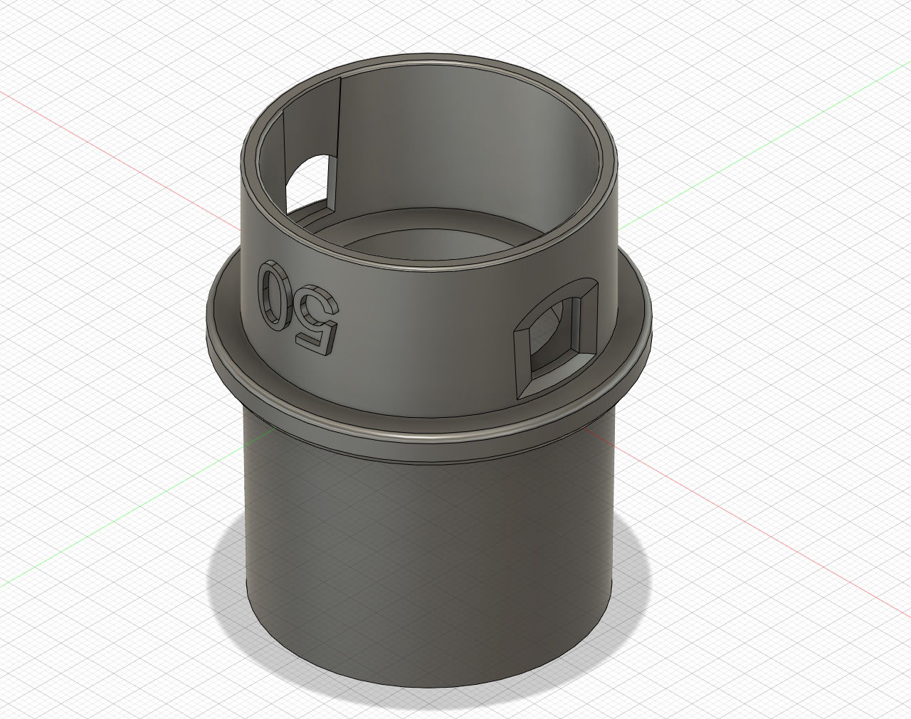 Cyclone Dust Port Adapter 50 mm with "click and clean" BOSCH hose ...