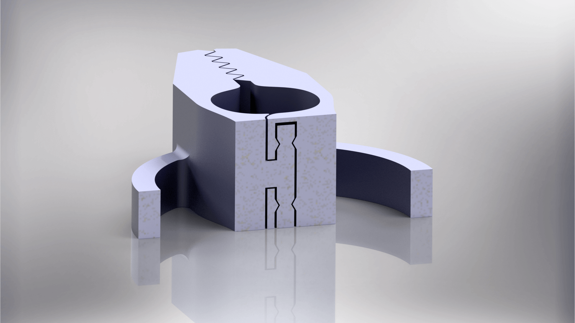 Print In Place Clip (Updated) by FreshAndClean | Download free STL ...