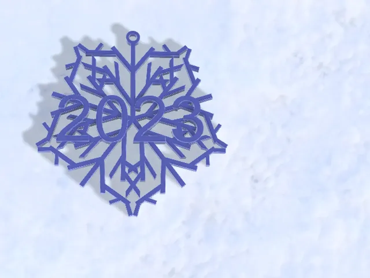 snowflake 2023 by alexford | Download free STL model | Printables.com