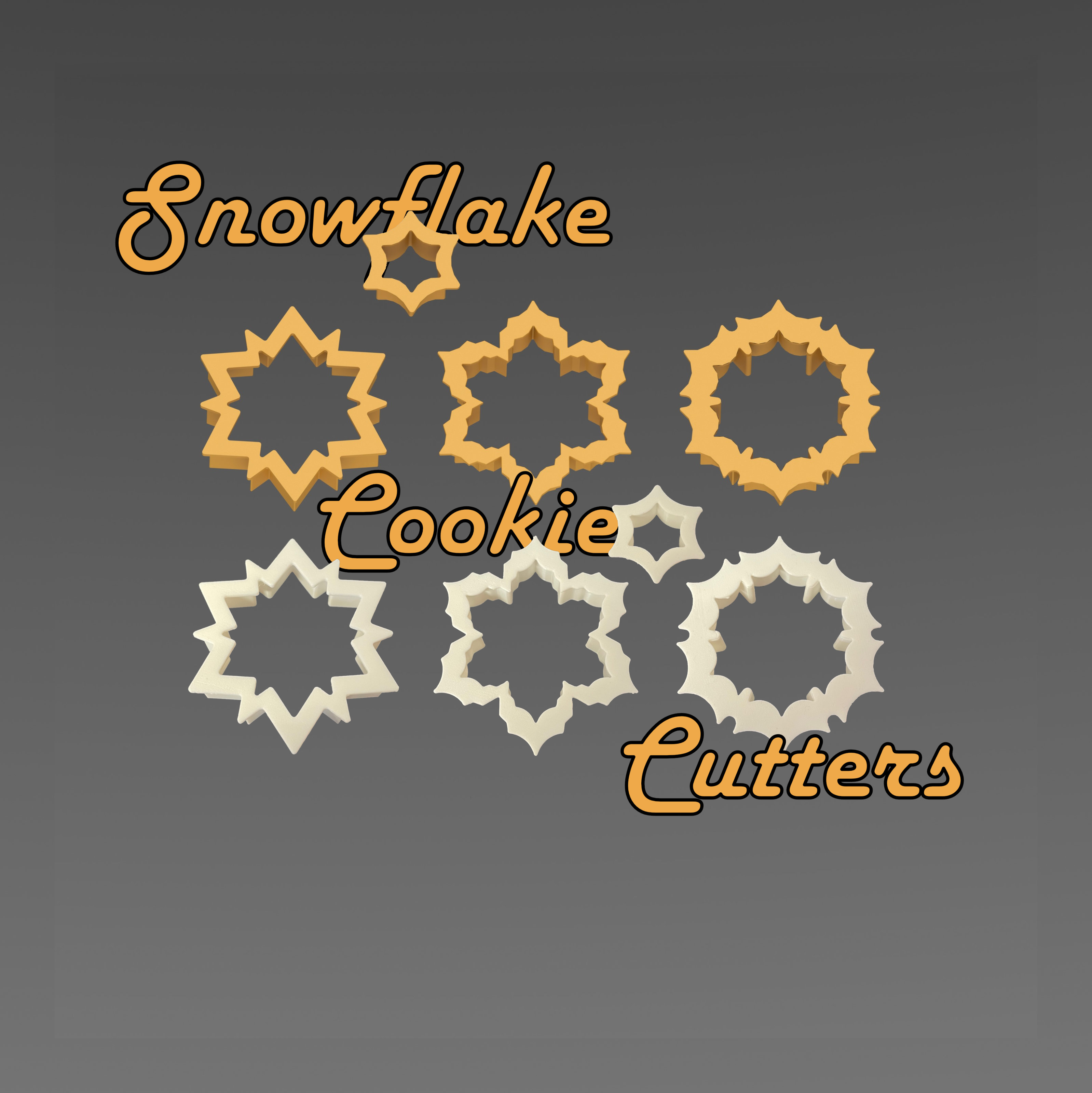 Snowflake Cookie Cutters by Chris (Aero)Engineering Design | Download ...