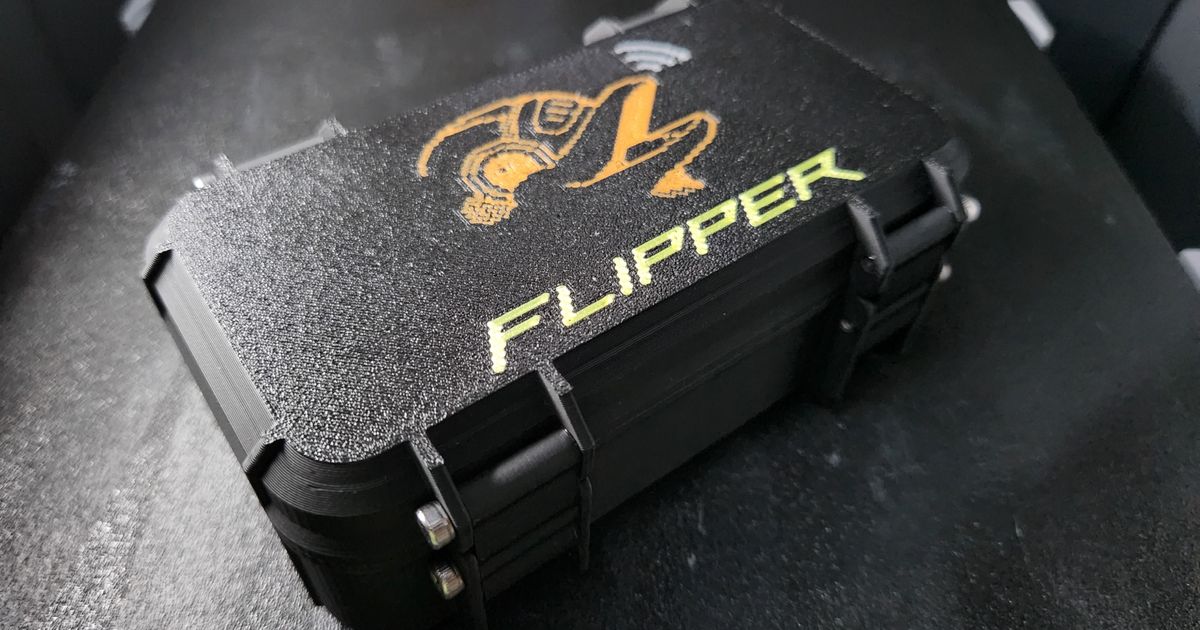 Multicolor Flipper Logo Case - xile6 by Xile6 | Download free STL model ...