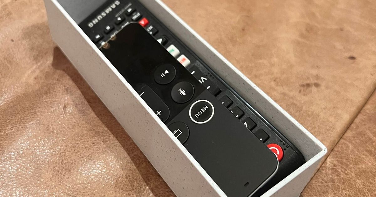 parametric TV remote holder box by Nicky Semenza | Download free STL ...