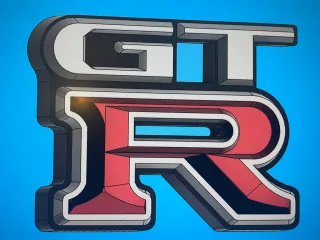 GTR Logo - Close Replica by Rithm3D | Download free STL model ...
