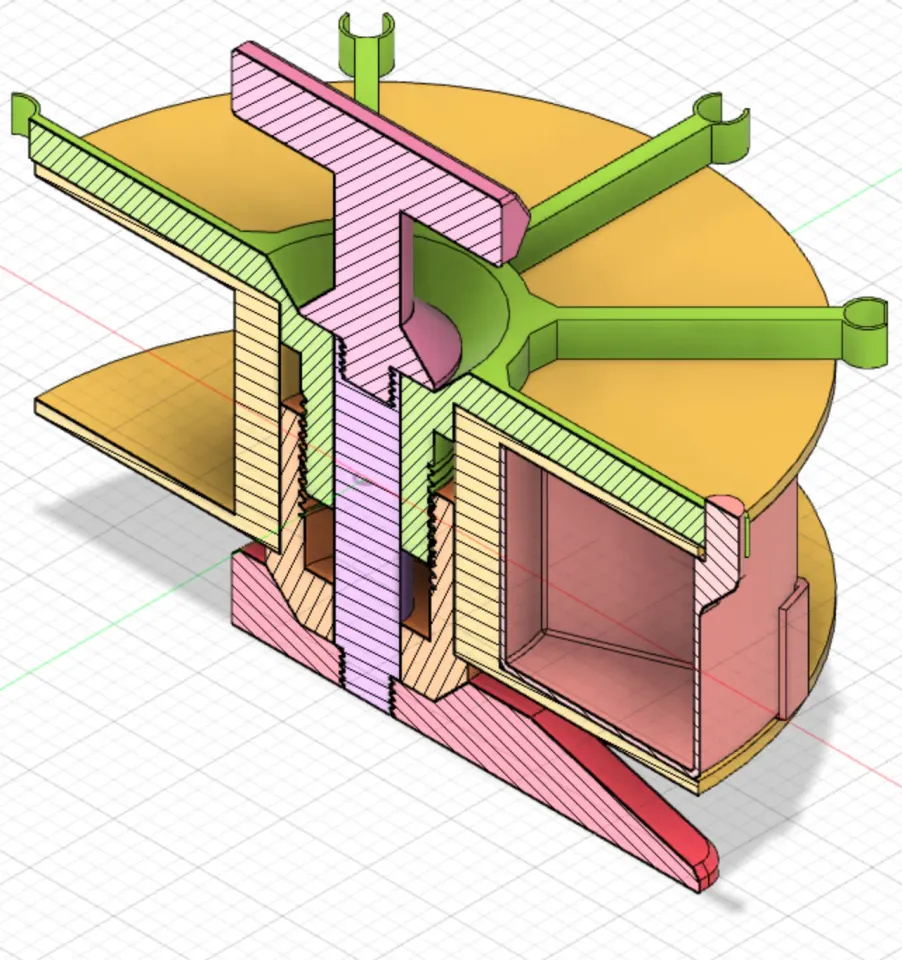 Customizable and Stackable Filament Spool Parts Bin by NovemberKou ...