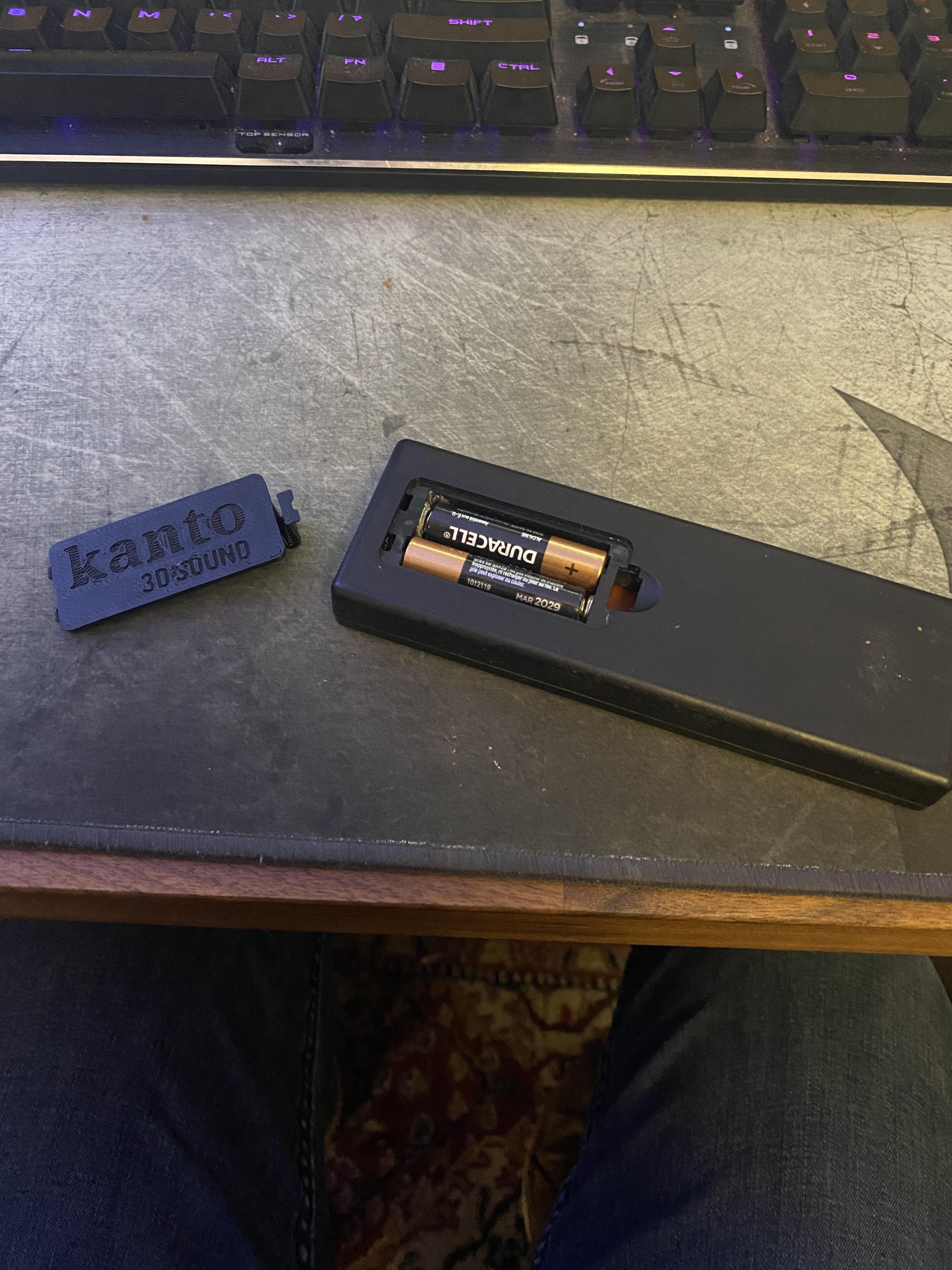 Kanto Speaker Remote Battery Cover by Fruition.in.fpv | Download free ...