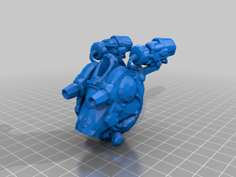 Revenant posed (Doom) by Elliott Price | Download free STL model ...