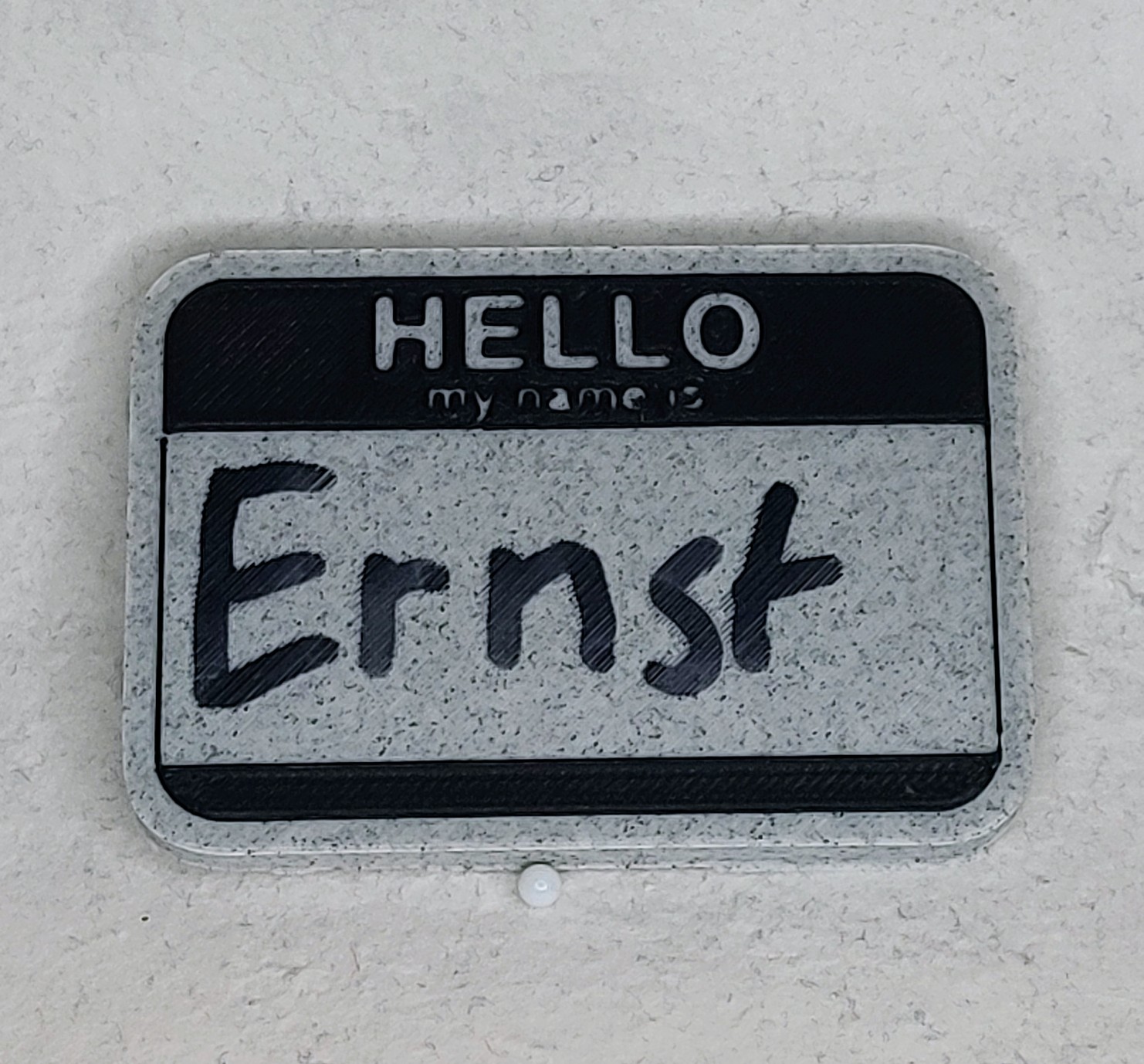 Remixed Name Tag to add a Pin by KonstisSFX | Download free STL model ...