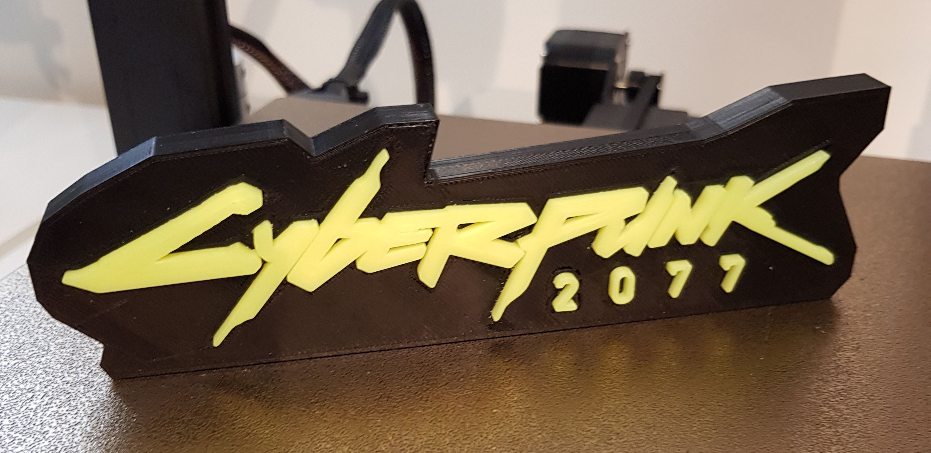 Cyberpunk 2077 Logo ornament by tobor8man | Download free STL model ...