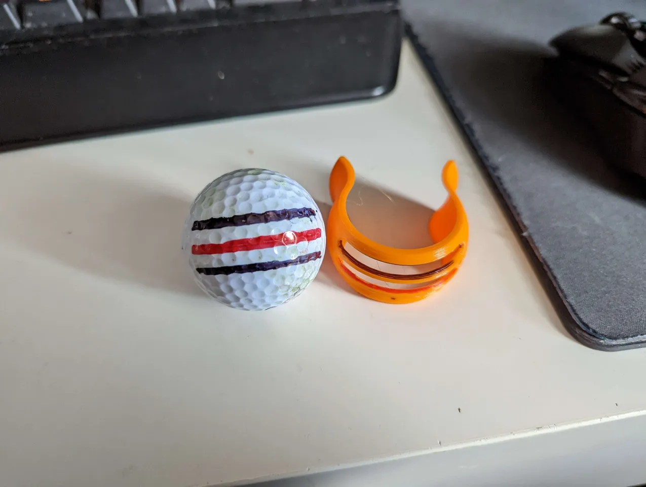 Golf Ball Line Stencil by Bengyboo | Download free STL model ...