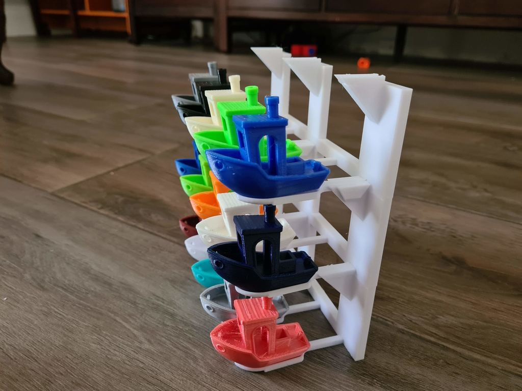 3DBenchy stackable display rack by Superjojo29 | Download free STL ...