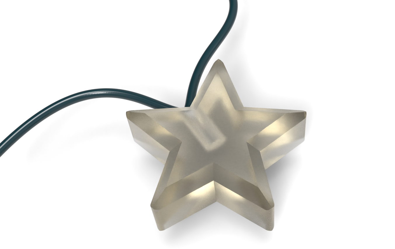 Christmas light chain STAR by Jarda Linek | Download free STL model ...