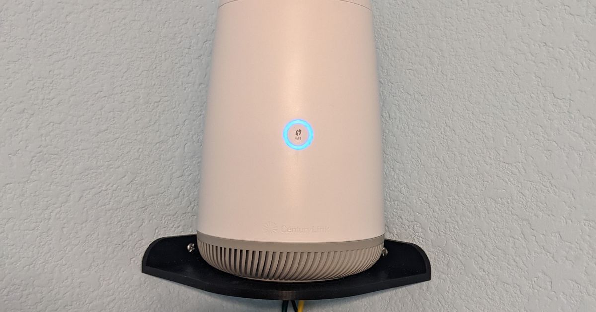 Century Link Router Corner Shelf by GenericPsycho | Download free STL ...