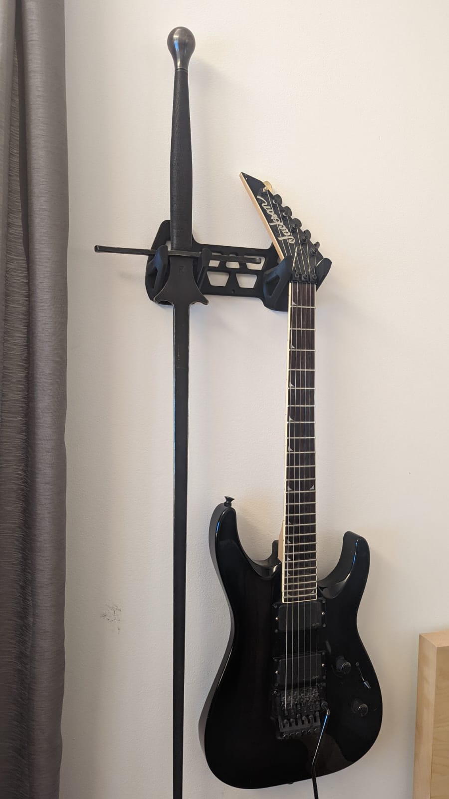 guitar and sword mount by osax | Download free STL model | Printables.com
