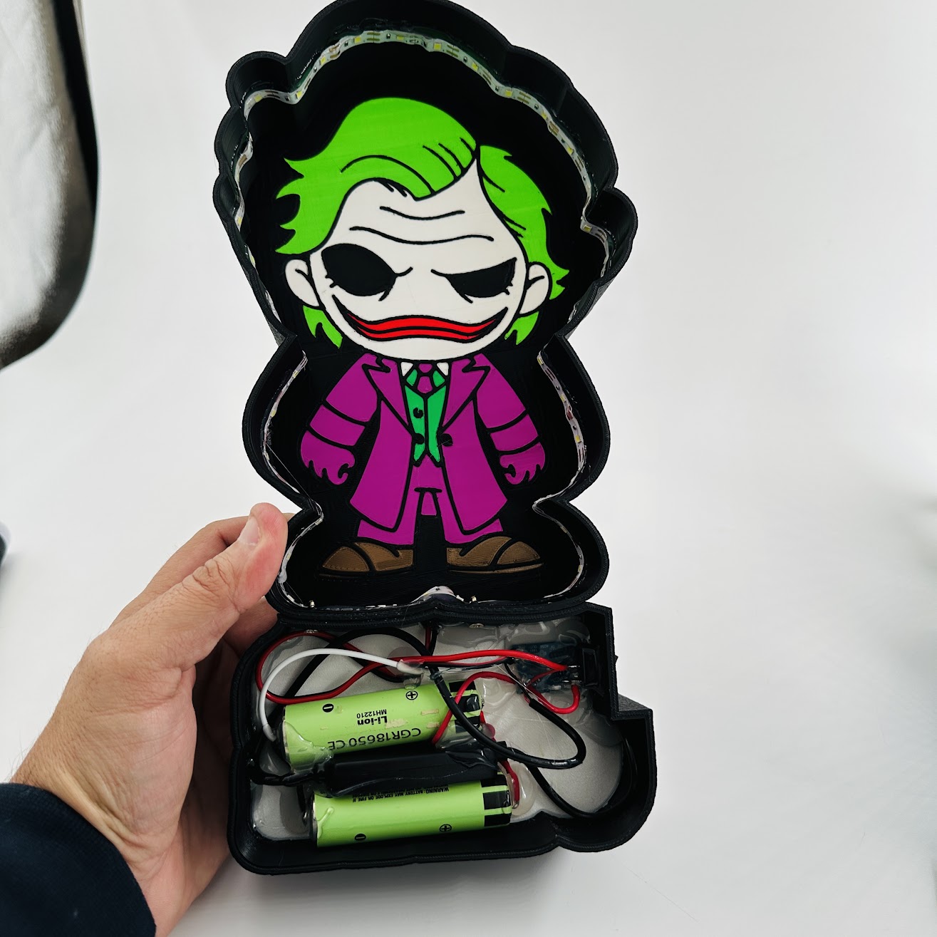 Joker led lamp por Smart3d By Gabriel Gomes | Descargar modelo STL ...