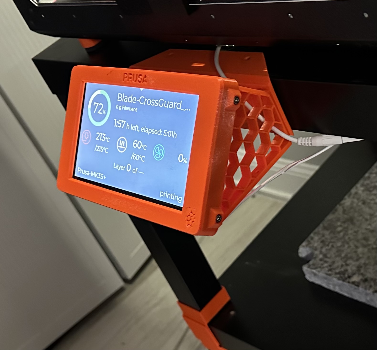 7" Touchscreen Pi Case for enclosure by Orion3D Studios | Download free ...