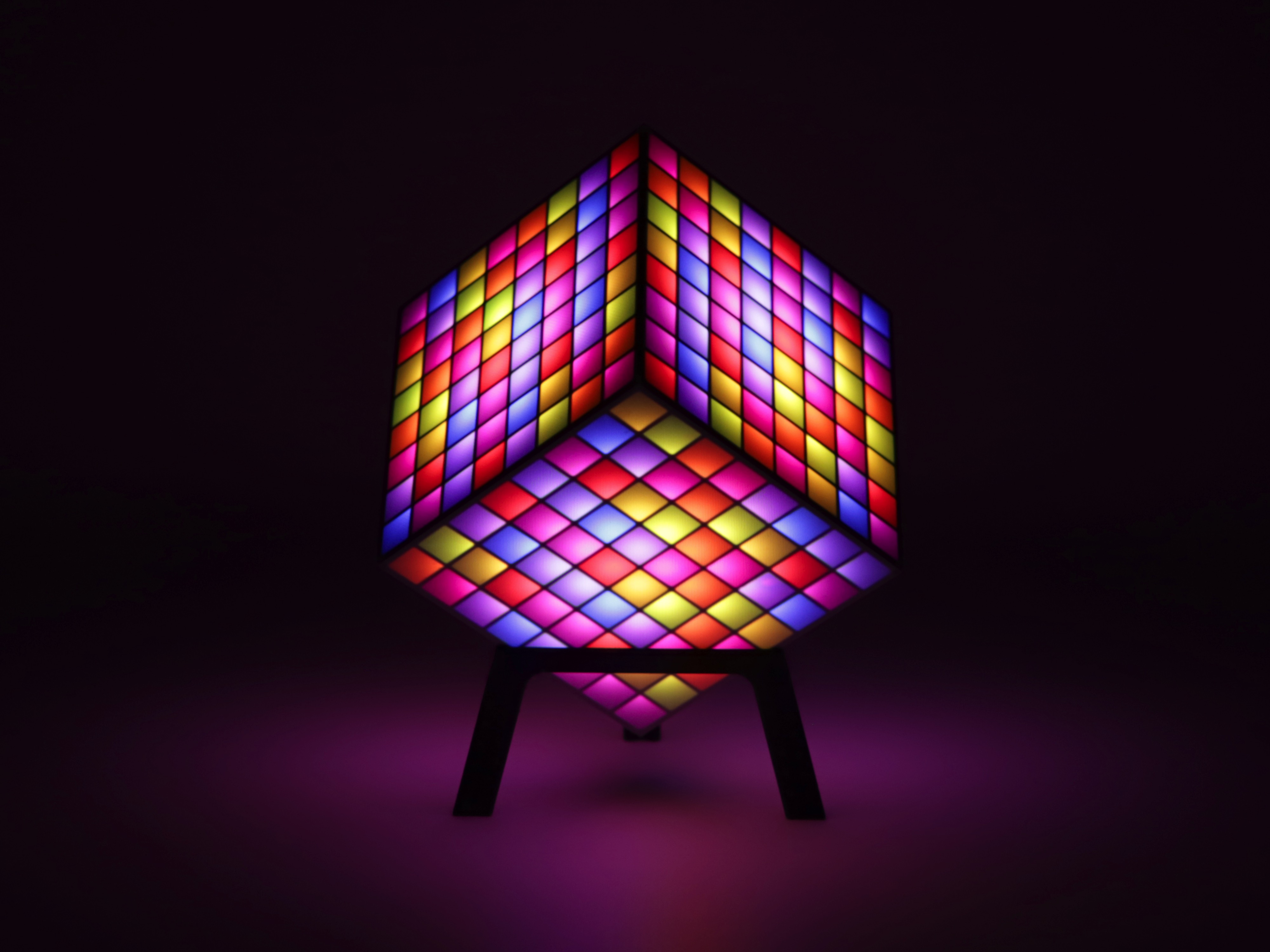 CubLED - LED Cube - 8x8 Matrix (384 LEDs) by Whity | Download free STL ...