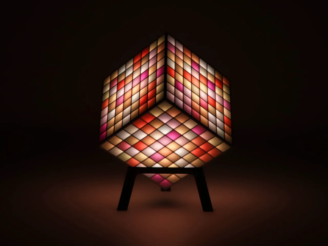 CubLED - LED Cube - 8x8 Matrix (384 LEDs) by Whity | Download free STL ...