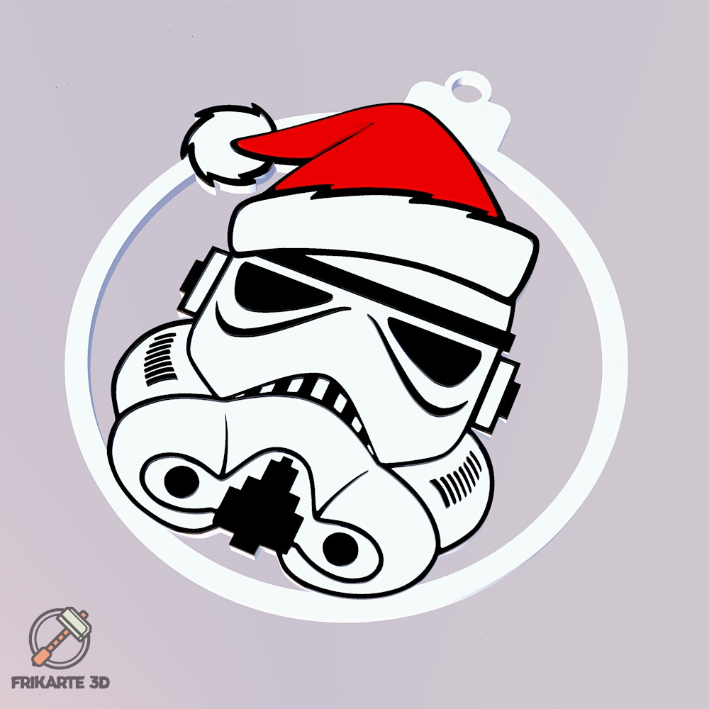 Stormtrooper Christmas Tree Decoration by Frikarte3D | Download free ...