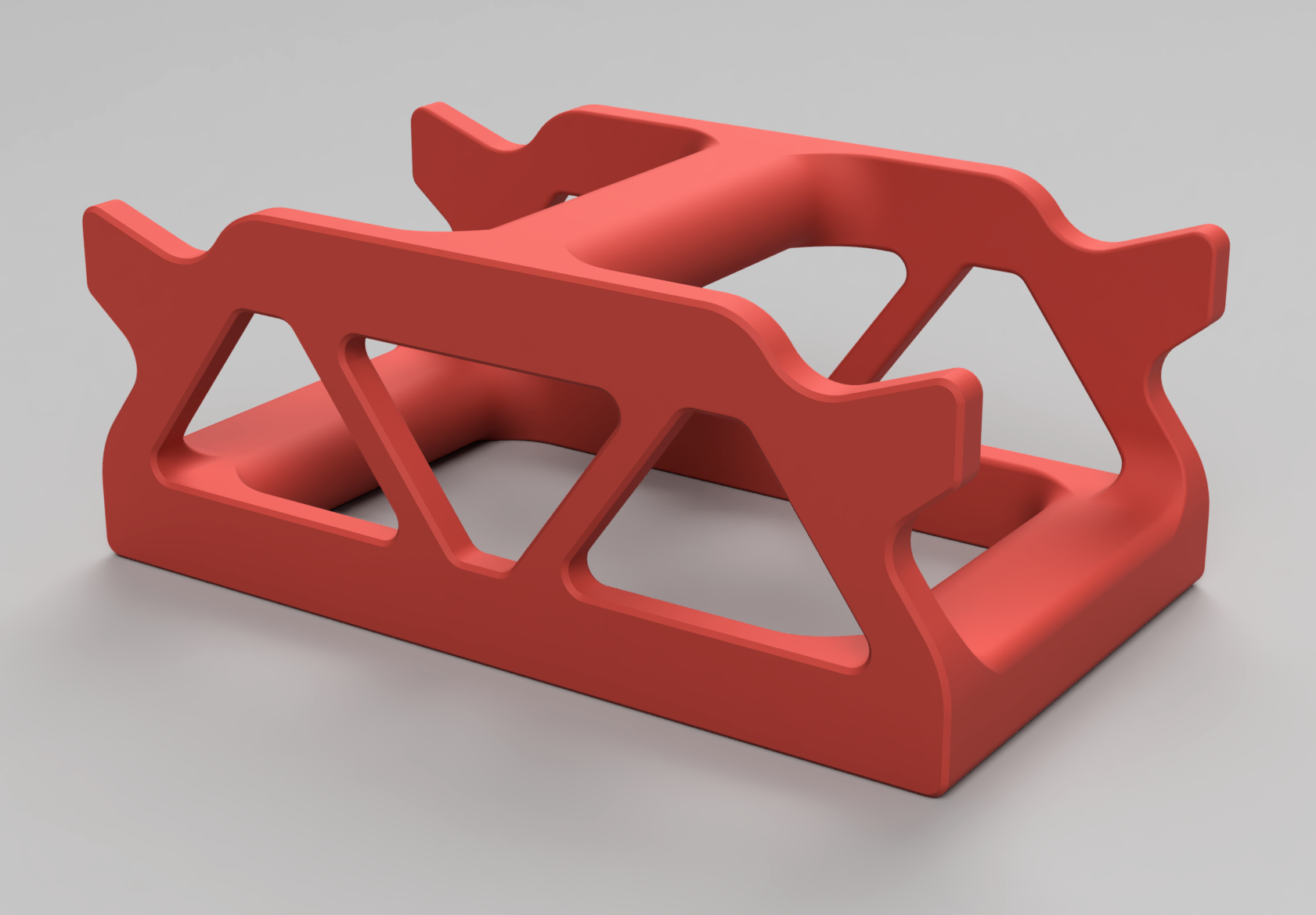 Dumbbell Stand/Holder (Parametric) by Whity | Download free STL model ...