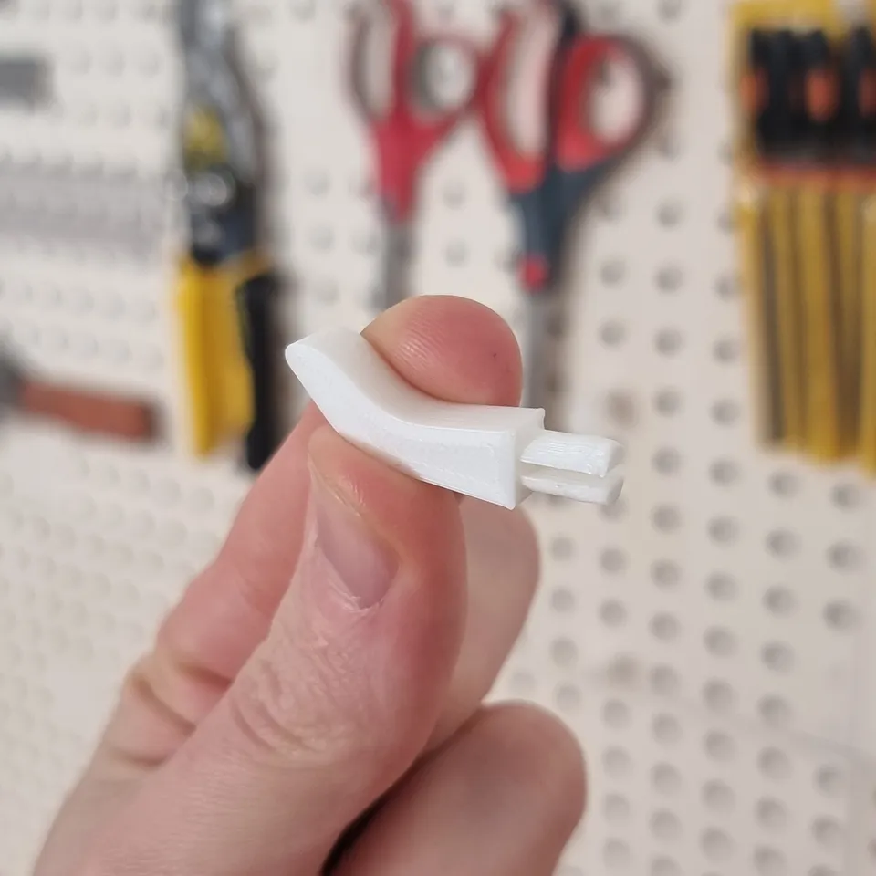 Omnidirectional Hook for 6mm Pegboards by Keep Making | Download free STL model | Printables.com