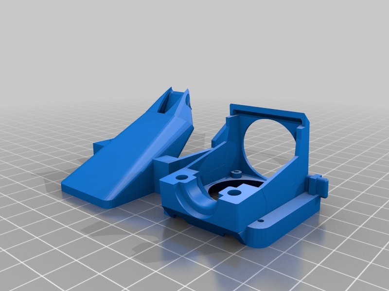 Monoprice Select Mini E3Dv6 40mm fan Zero Offset Mount by jdanders ...