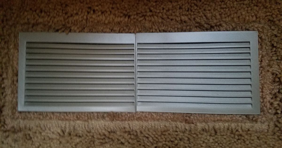 Angled Heating Vent by KTibow | Download free STL model | Printables.com