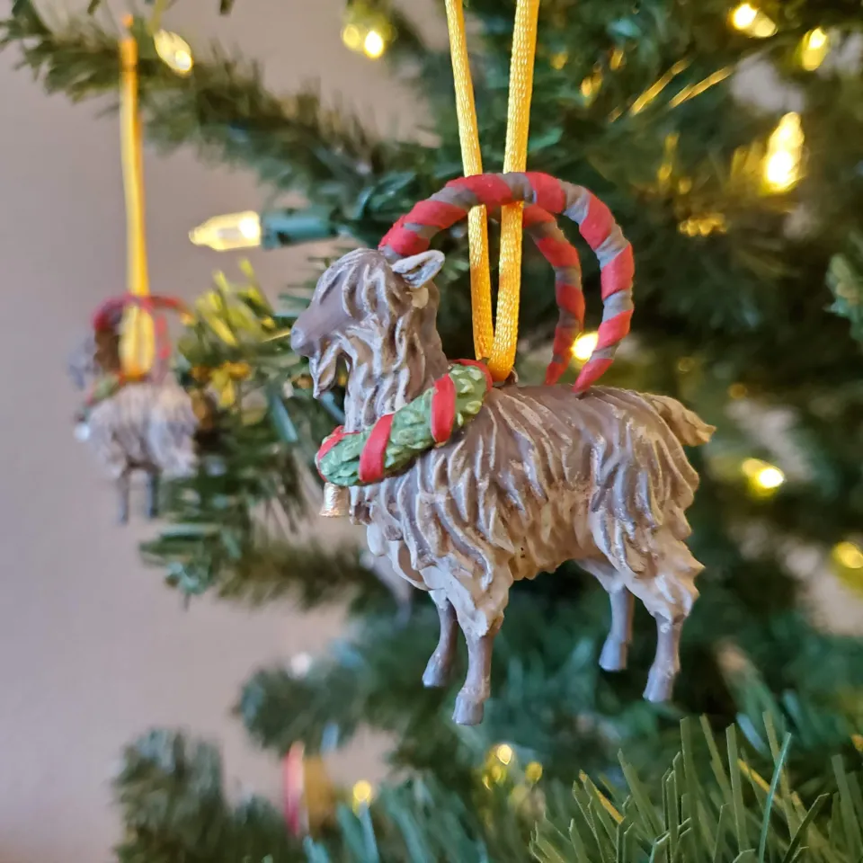 Yule Goat Tree Ornament by Shadowfall Workshop | Download free STL ...