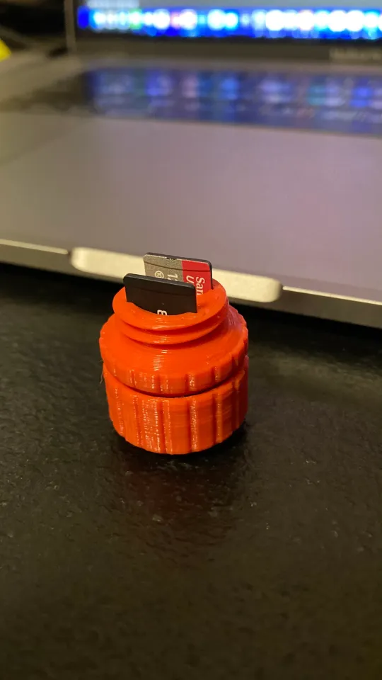 Tiny Micro SD Card Holder by ArrowSwift | Download free STL model ...