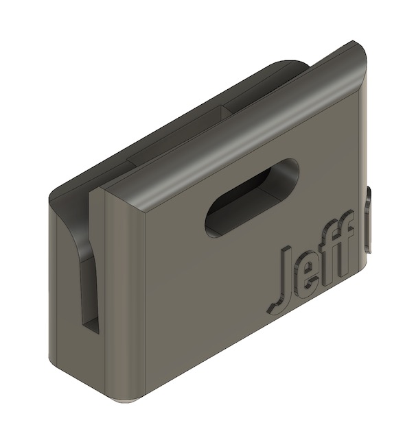 USB-C Hole Cutting Jig for GBA Battery Cover by Jeff Chen | Download ...