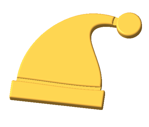 X'Max Hat Cookie Cutter by Hans Tseng | Download free STL model ...