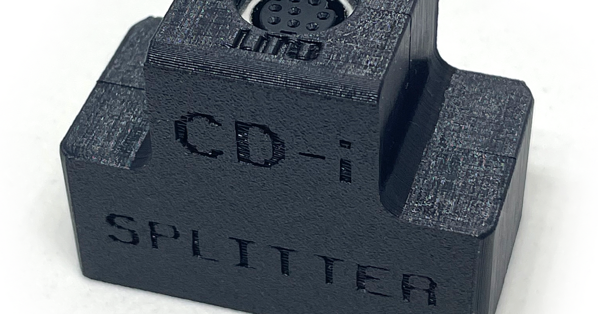 CD-i Splitter Shell by RobertDaleSmith | Download free STL model ...
