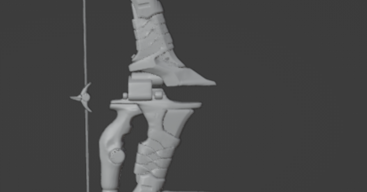 Hanzo's Bow Overwatch2 by LokiRulez | Download free STL model ...