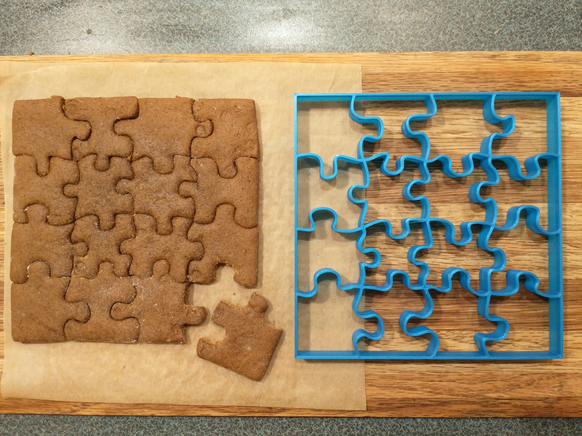 Bake-in-Place Cookie Puzzle by LoboCNC | Download free STL model ...