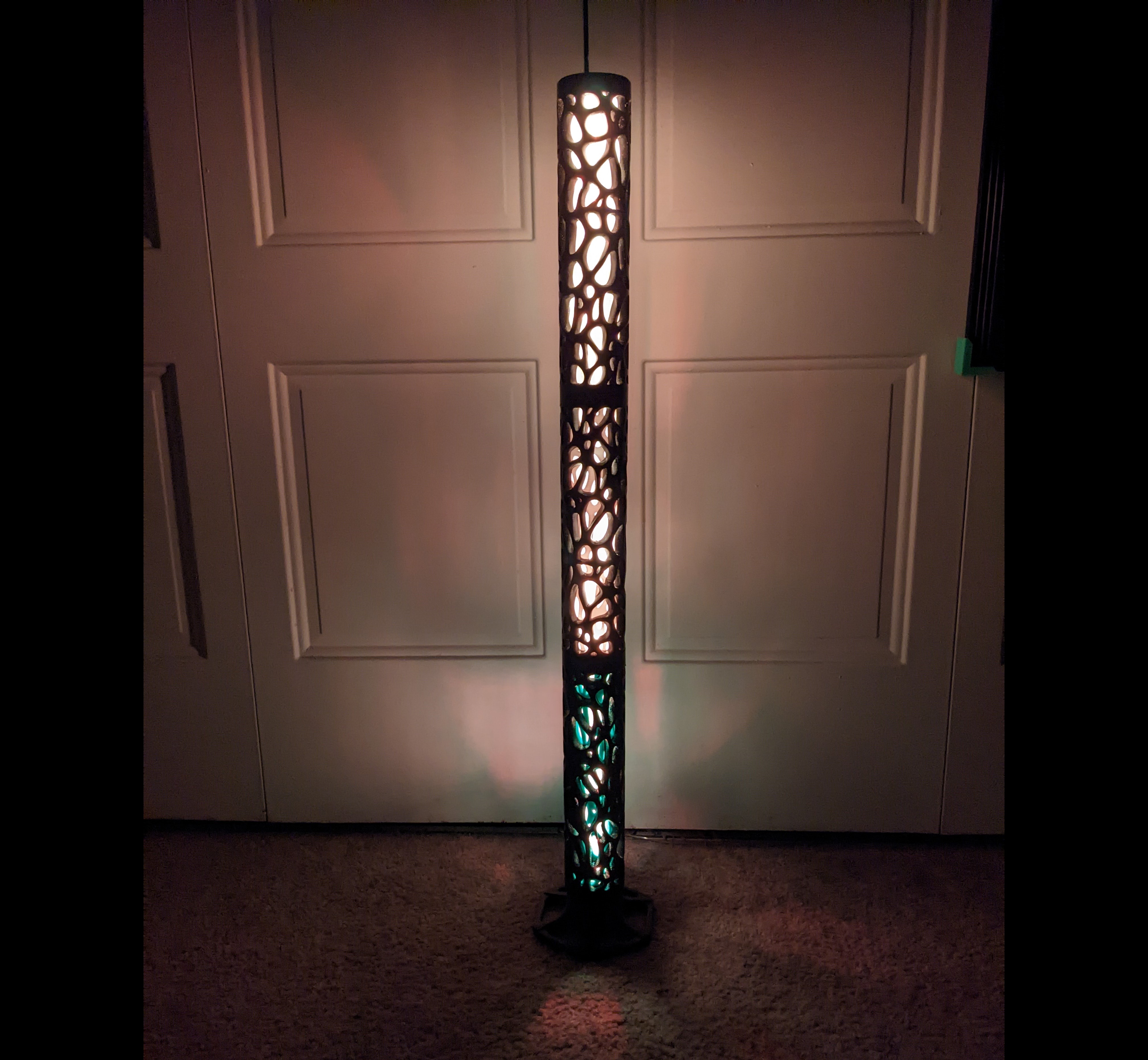 Modular Organic Skeletonized Light Column [No wiring project] by ...