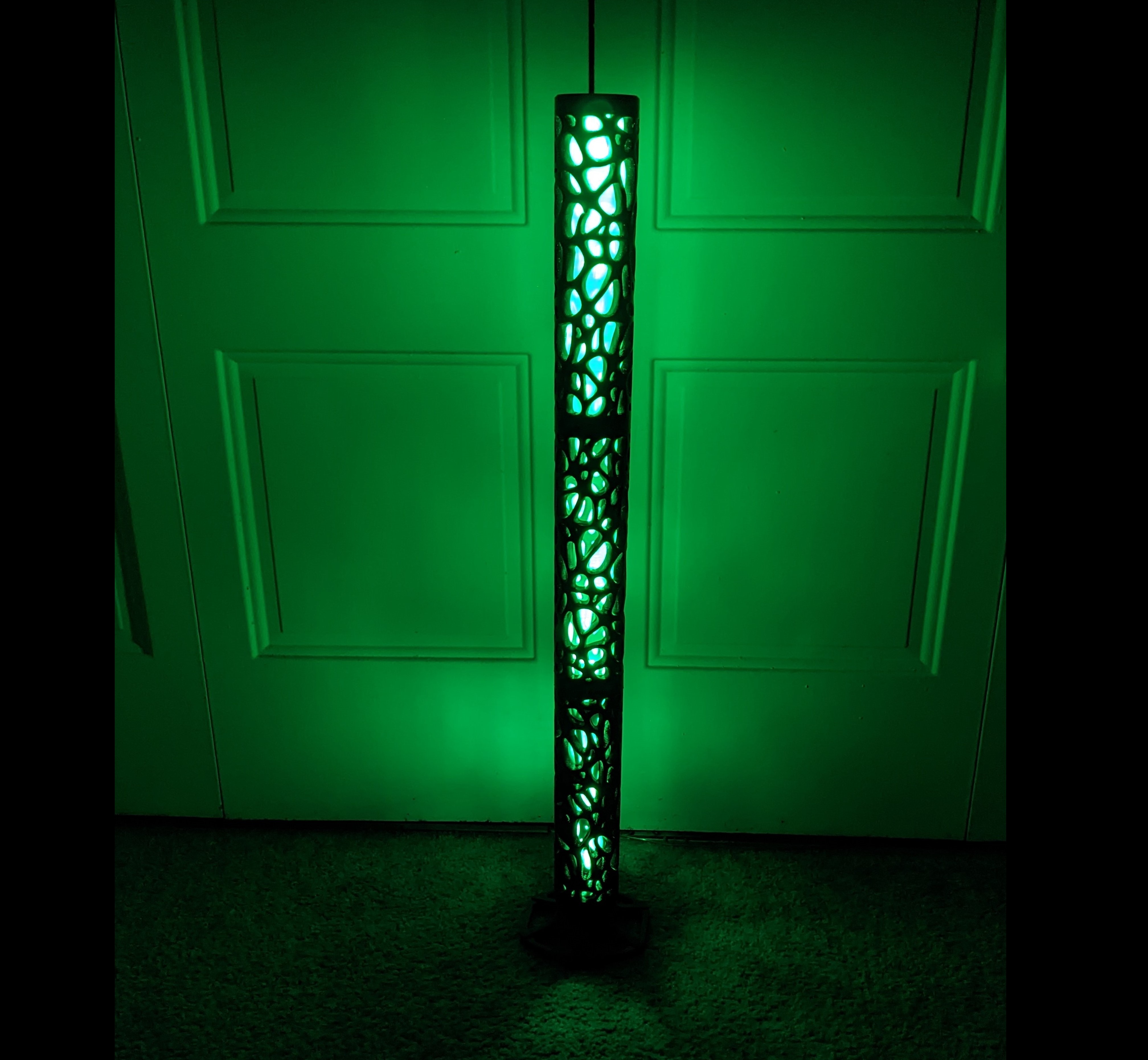Modular Organic Skeletonized Light Column [No wiring project] by ...