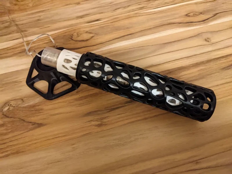 Modular Organic Skeletonized Light Column [No wiring project] by ...