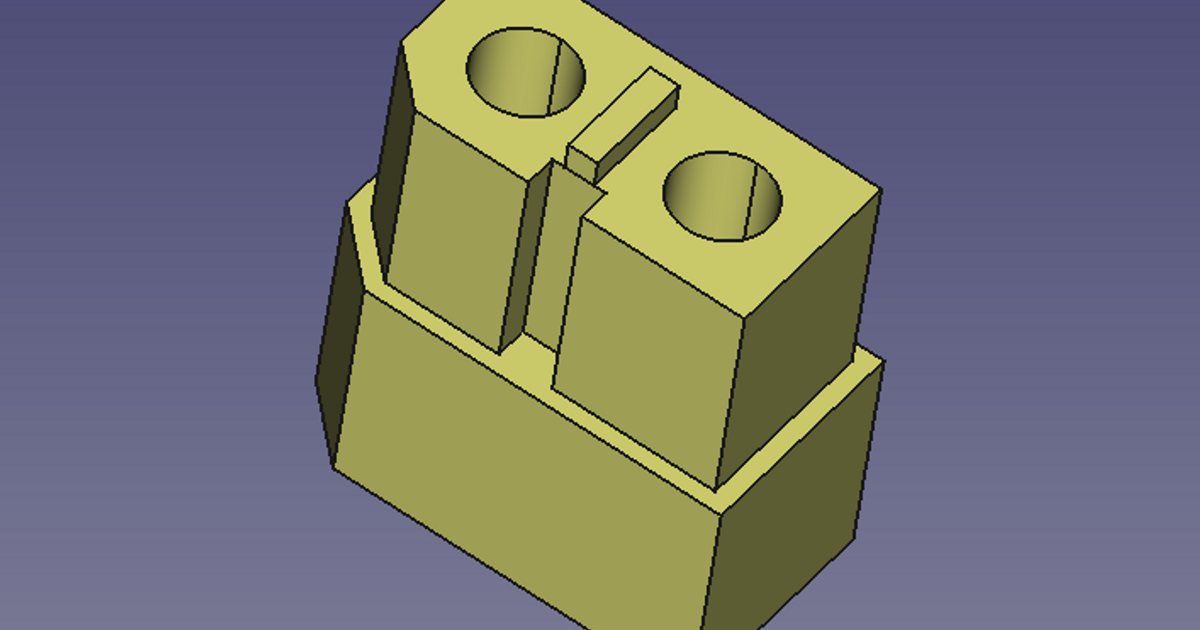 XT60 female connector by HD_Creator | Download free STL model ...