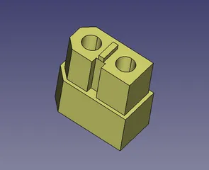 XT60 Holder female M3 socket by Mouky | Download free STL model ...