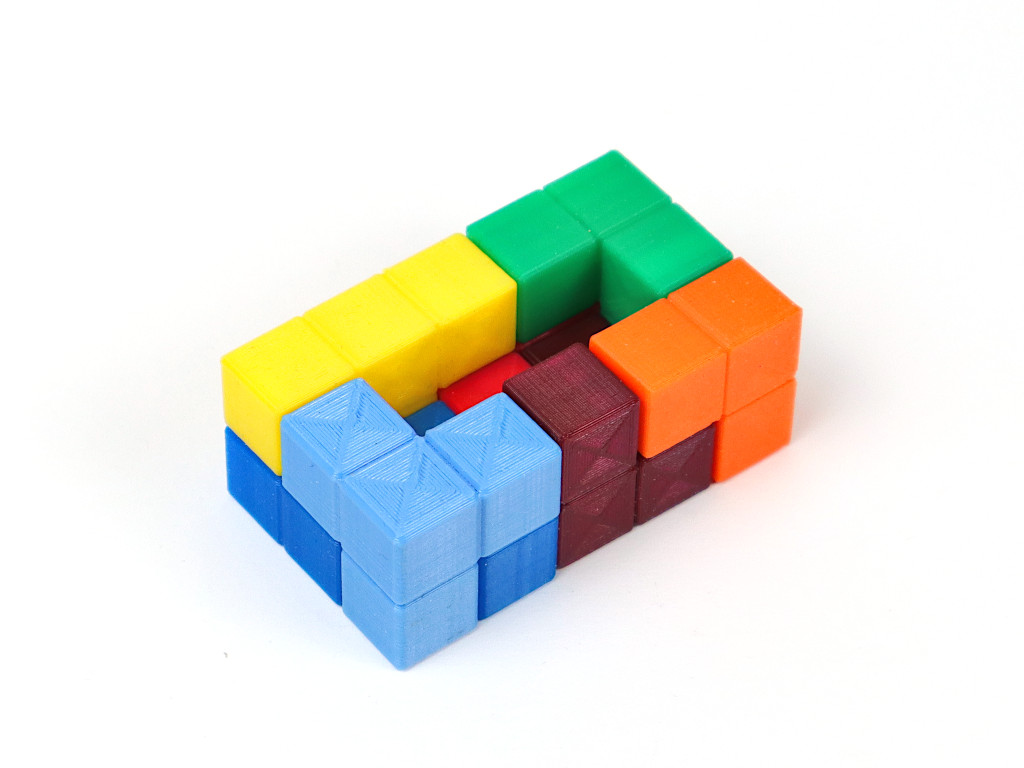 Soma Cube 3D Puzzle by Pentoma | Download free STL model | Printables.com