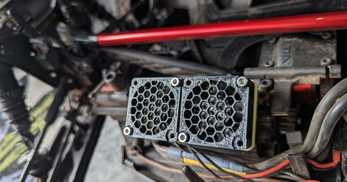 Arrma 35mm Fan Adapter Plate and Cover von goofyman23 | Kostenloses STL ...